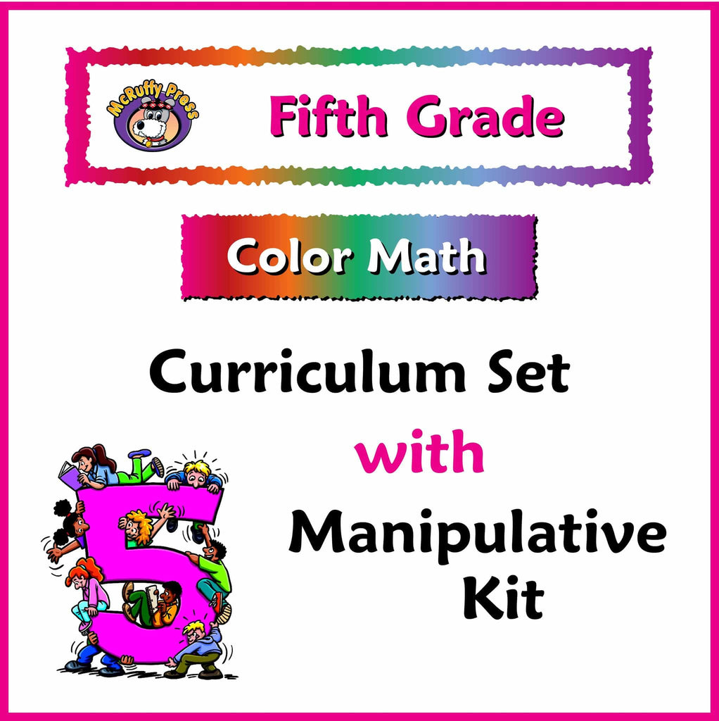 Fifth Grade Color Math Curriculum and Manipulative Kit | McRuffy Press