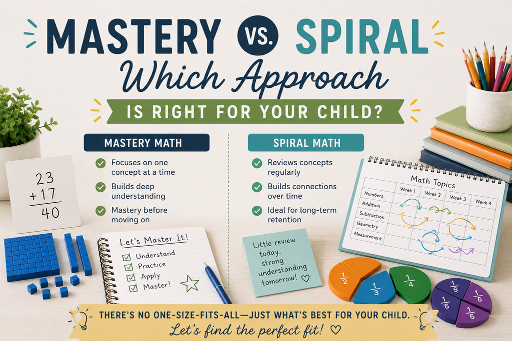 Mastery vs. Spiral Math: Which Approach Is Right for Your Child?