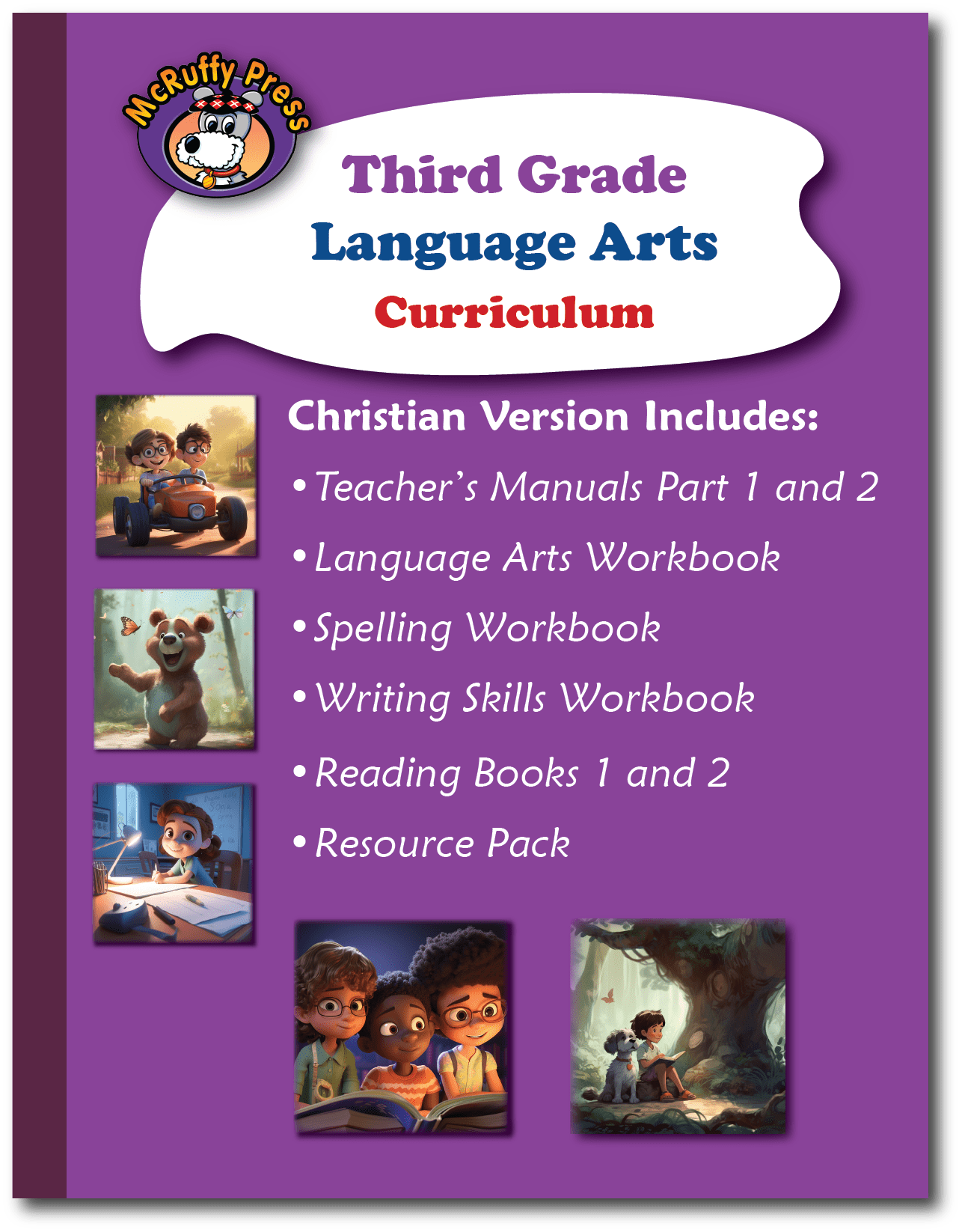 Third Grade Language Arts Curriculum (Christian Version) | McRuffy Press