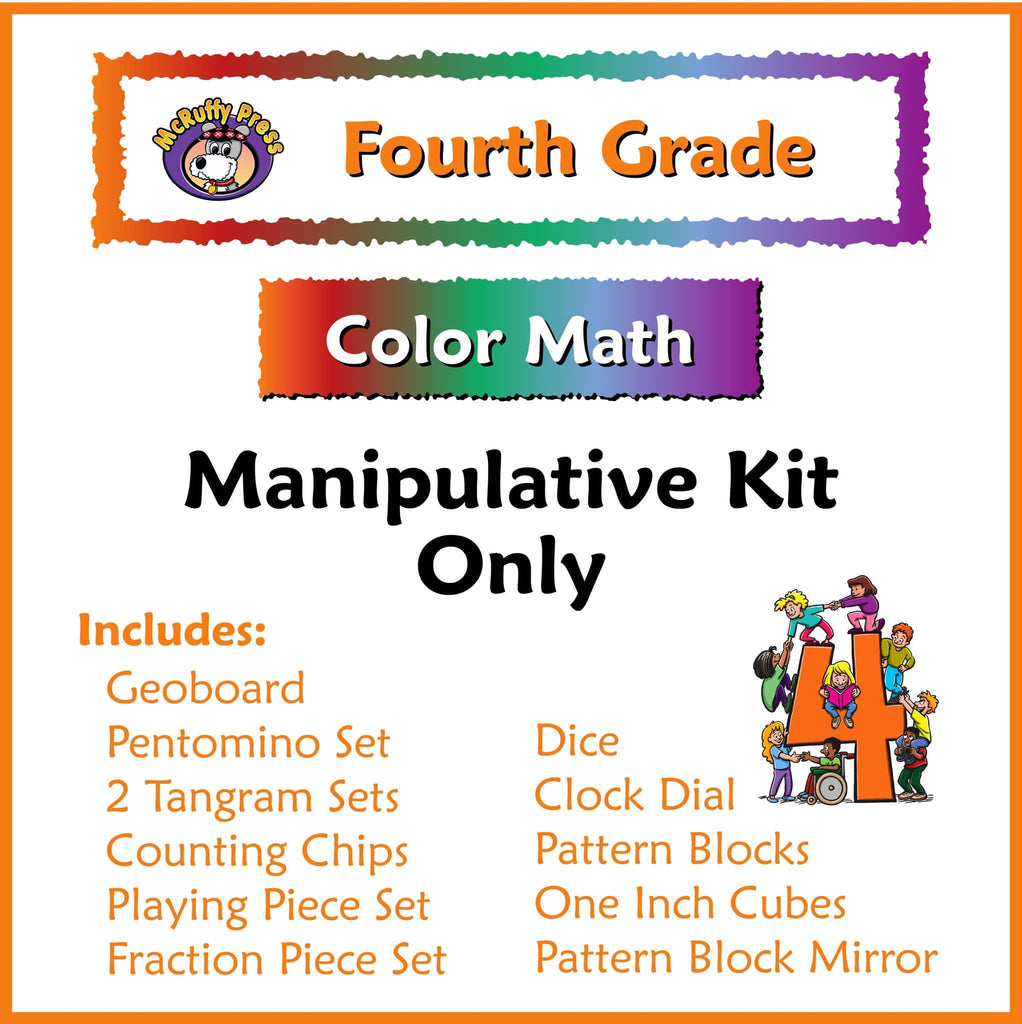 Fourth Grade Color Math Manipulative Kit | McRuffy Press