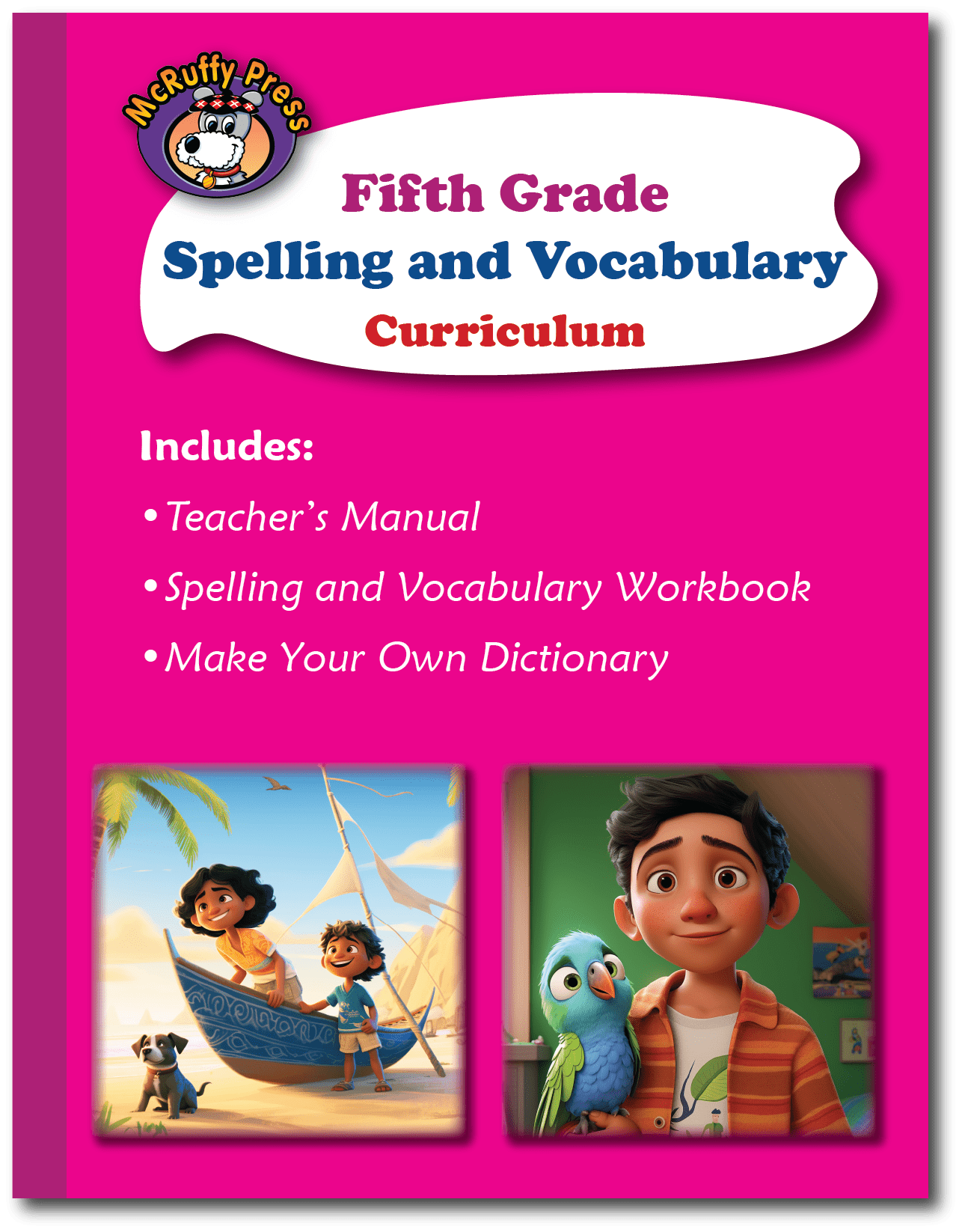 Fifth Grade Spelling and Vocabulary Curriculum Package | McRuffy Press