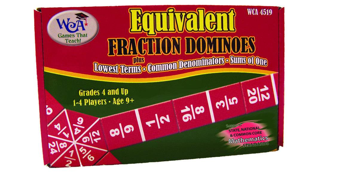 Equivalent Fraction Dominoes | McRuffy Press