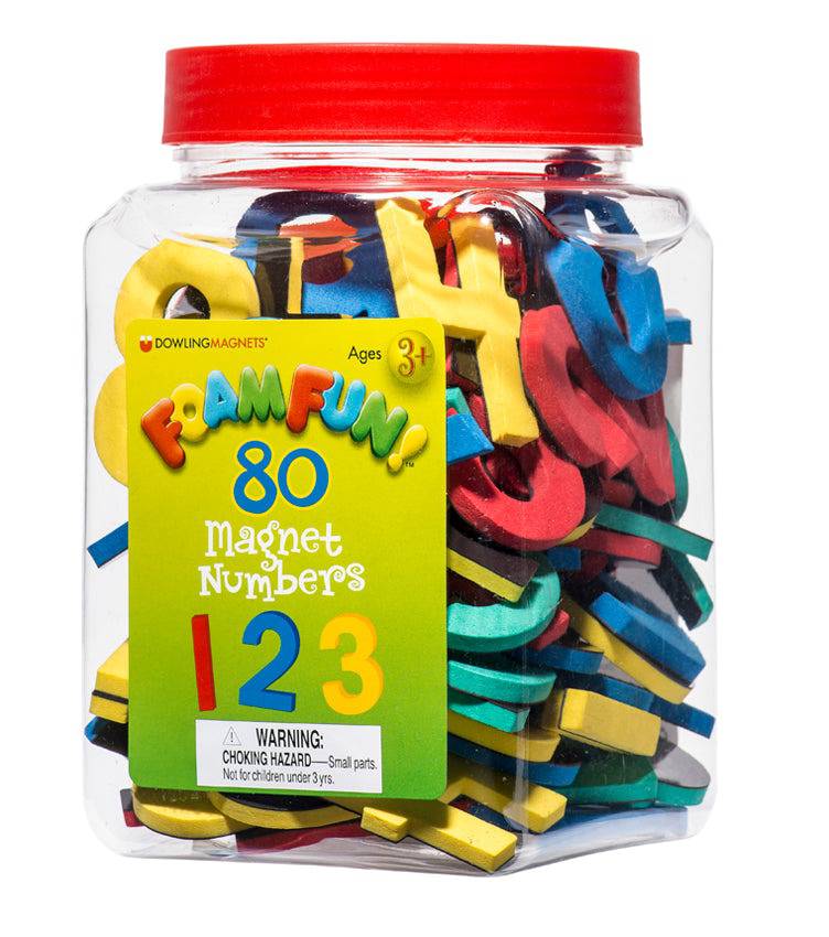 Foam Fun Magnet Numbers | McRuffy Press