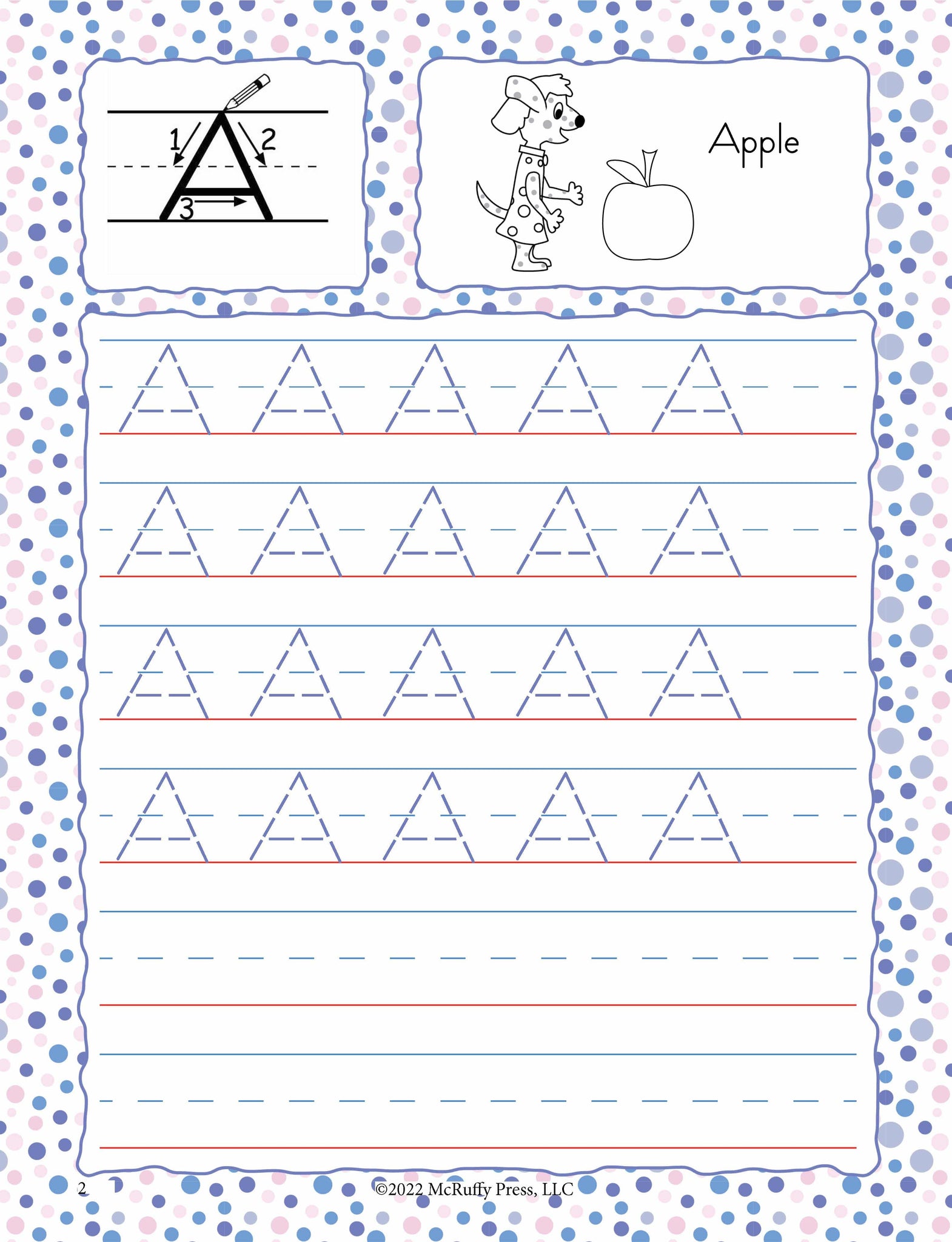 Dot's Alphabet Adventures Handwriting Traditional Style | McRuffy Press