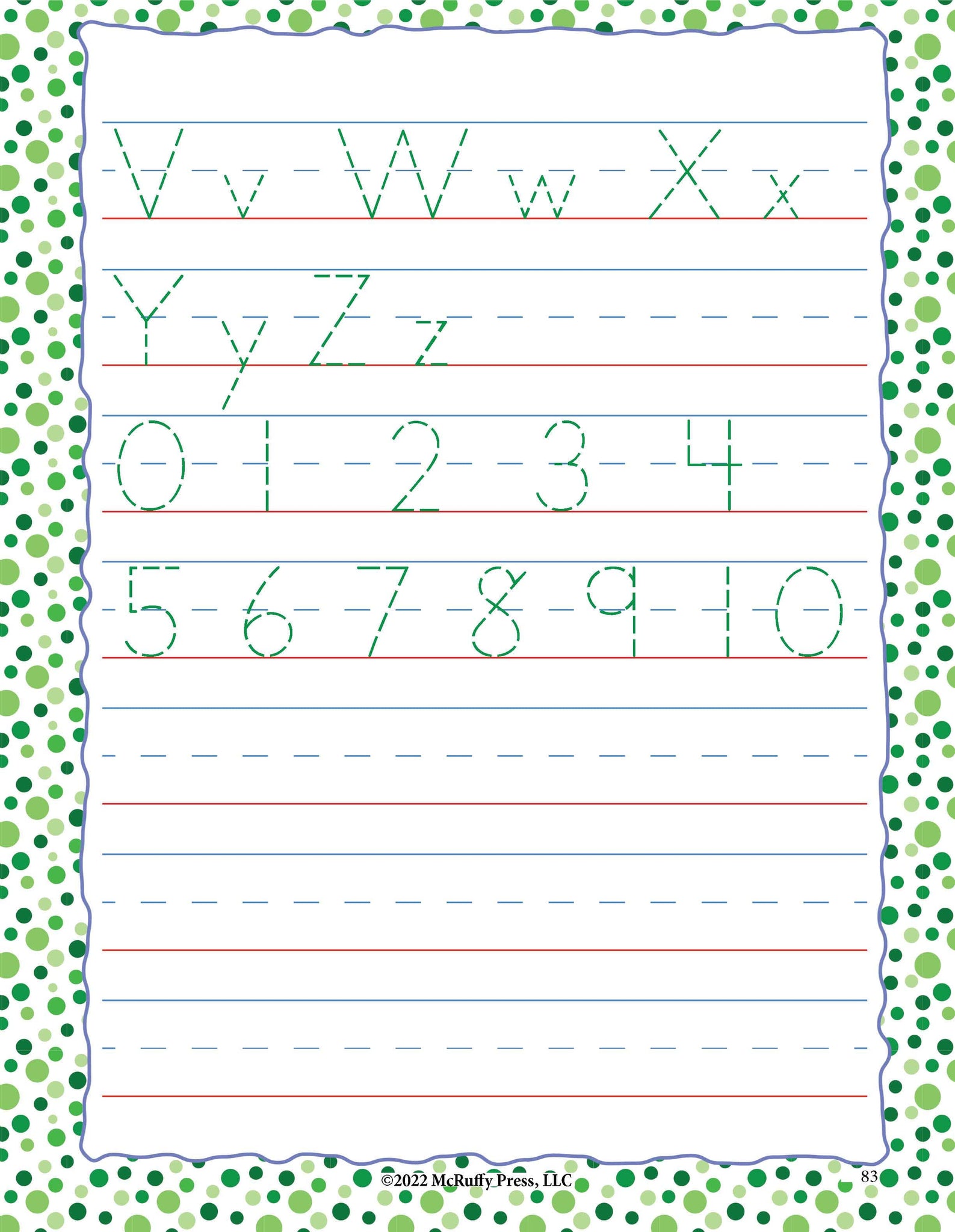 Dot's Alphabet Adventures Handwriting Traditional Style | McRuffy Press