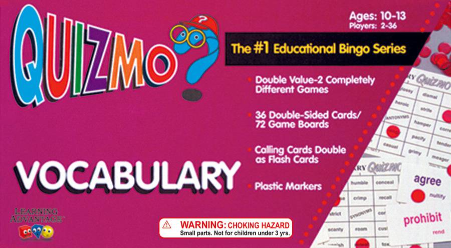 Vocabulary Quizmo | McRuffy Press